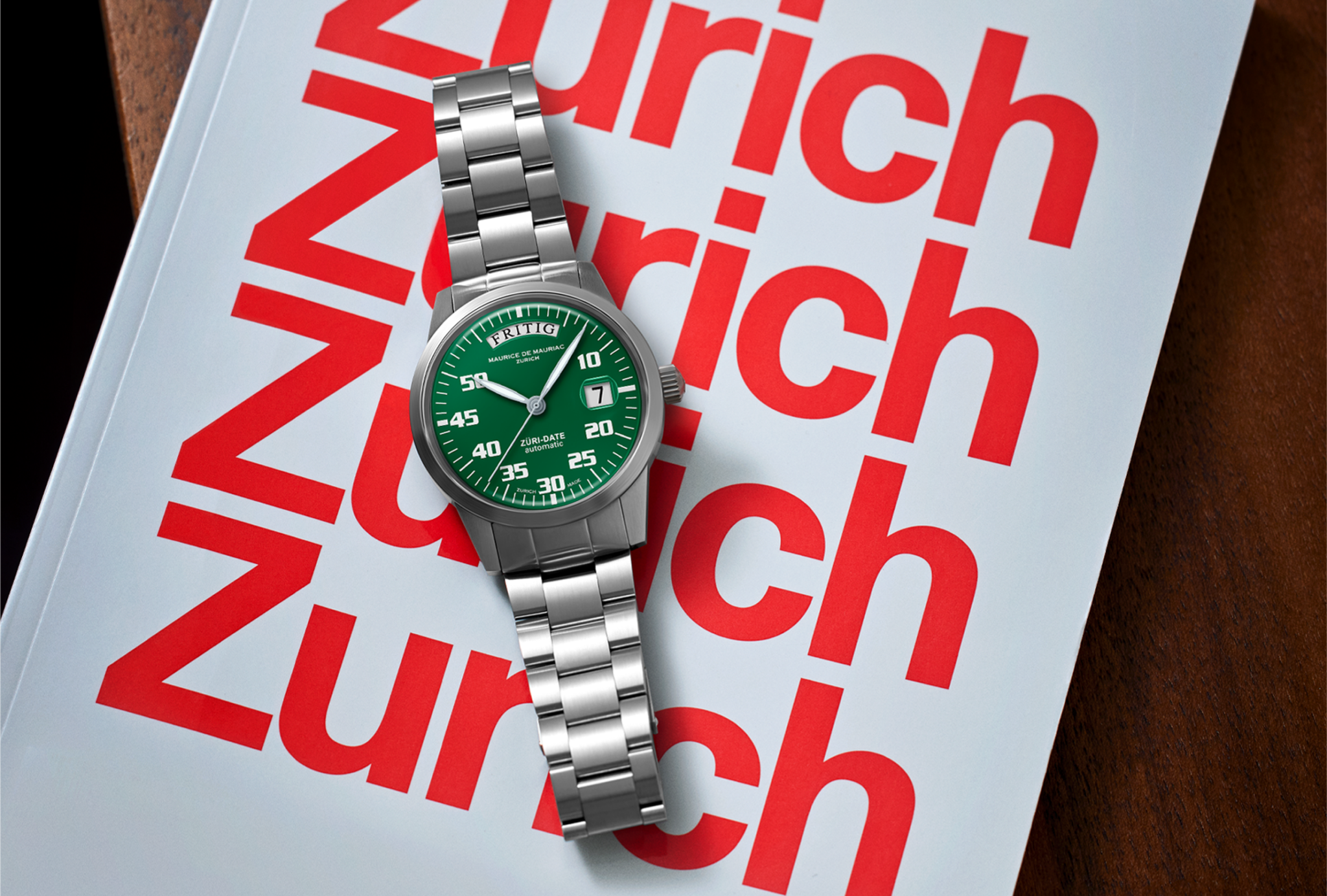 Automatic Modern “Züri Date”, Watch made by Maurice de Mauriac